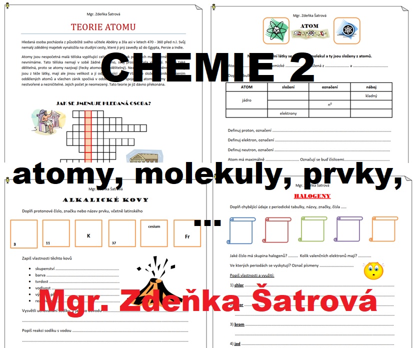 CHEMIE 2 - atomy, molekuly, prvky - Chemie | UčiteléUčitelům.cz